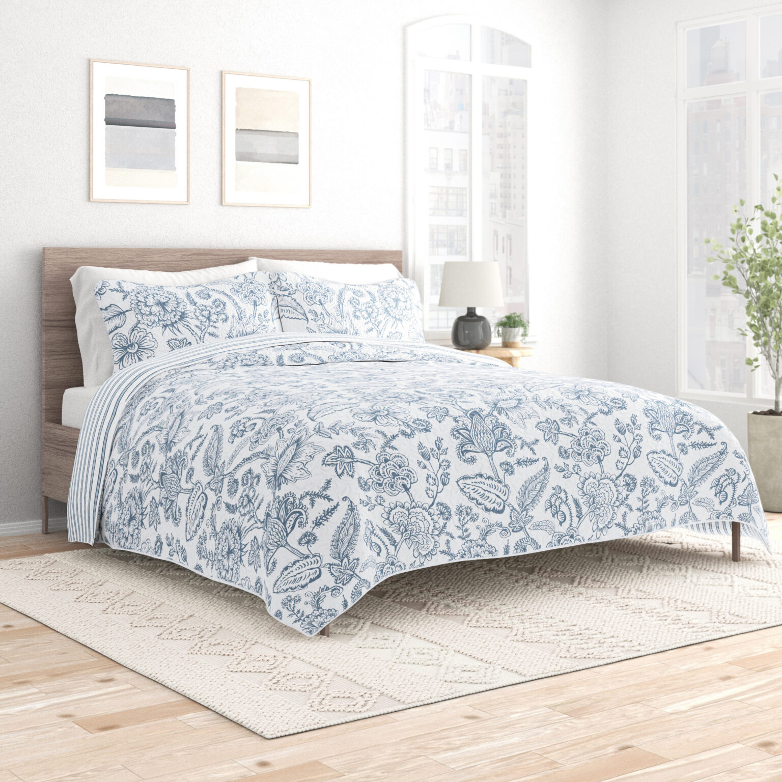 3-Piece French Chateau Quilt | Patterned Quilts, Quilts and Coverlets ...